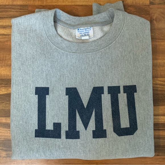 Champion | Shirts | Champion Lmu College Crewneck Sweatshirt | Poshmark